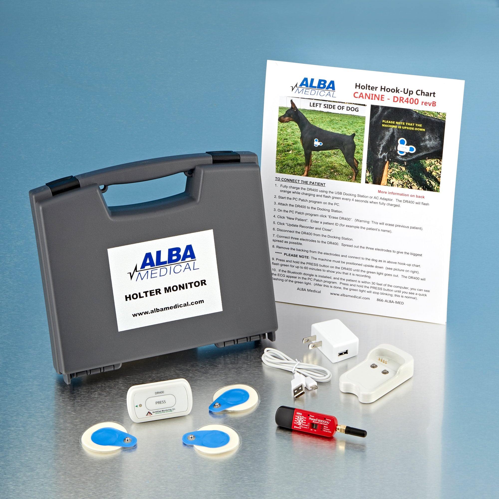 Canine Holter Package (DR400) | ALBA Medical Systems, Inc.
